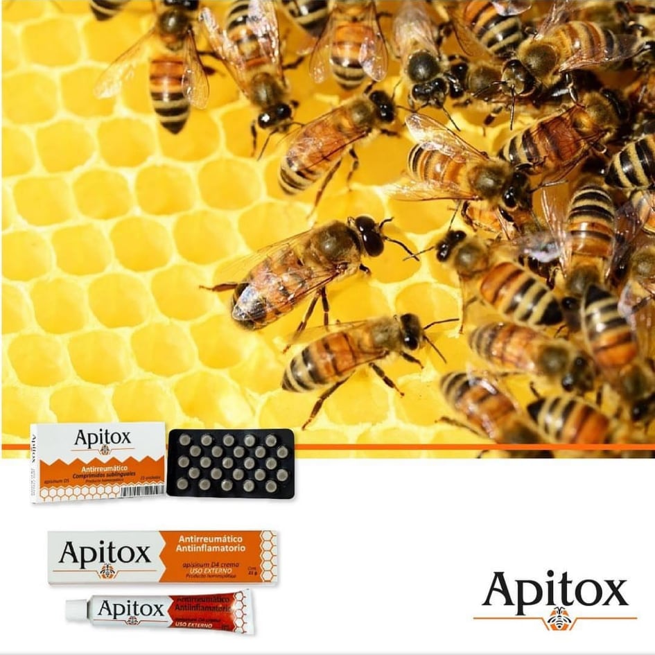 Apitox: Medicamento natural, elaborado con veneno de abeja