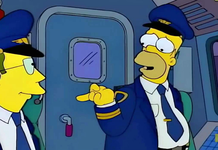 “Homero Simpson” sorprende durante un vuelo de Aerolíneas Argentinas