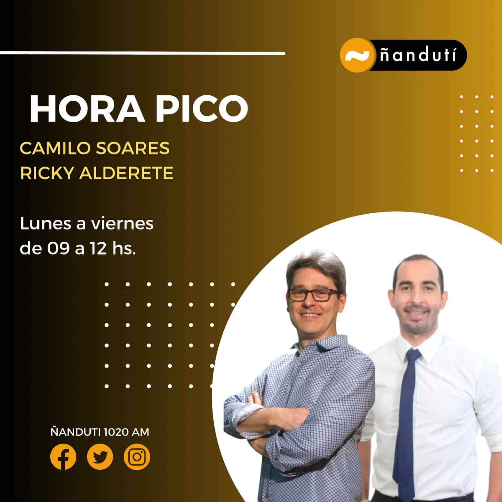 HORA PICO CON CAMILO SOARES Y RICKY ALDERETE