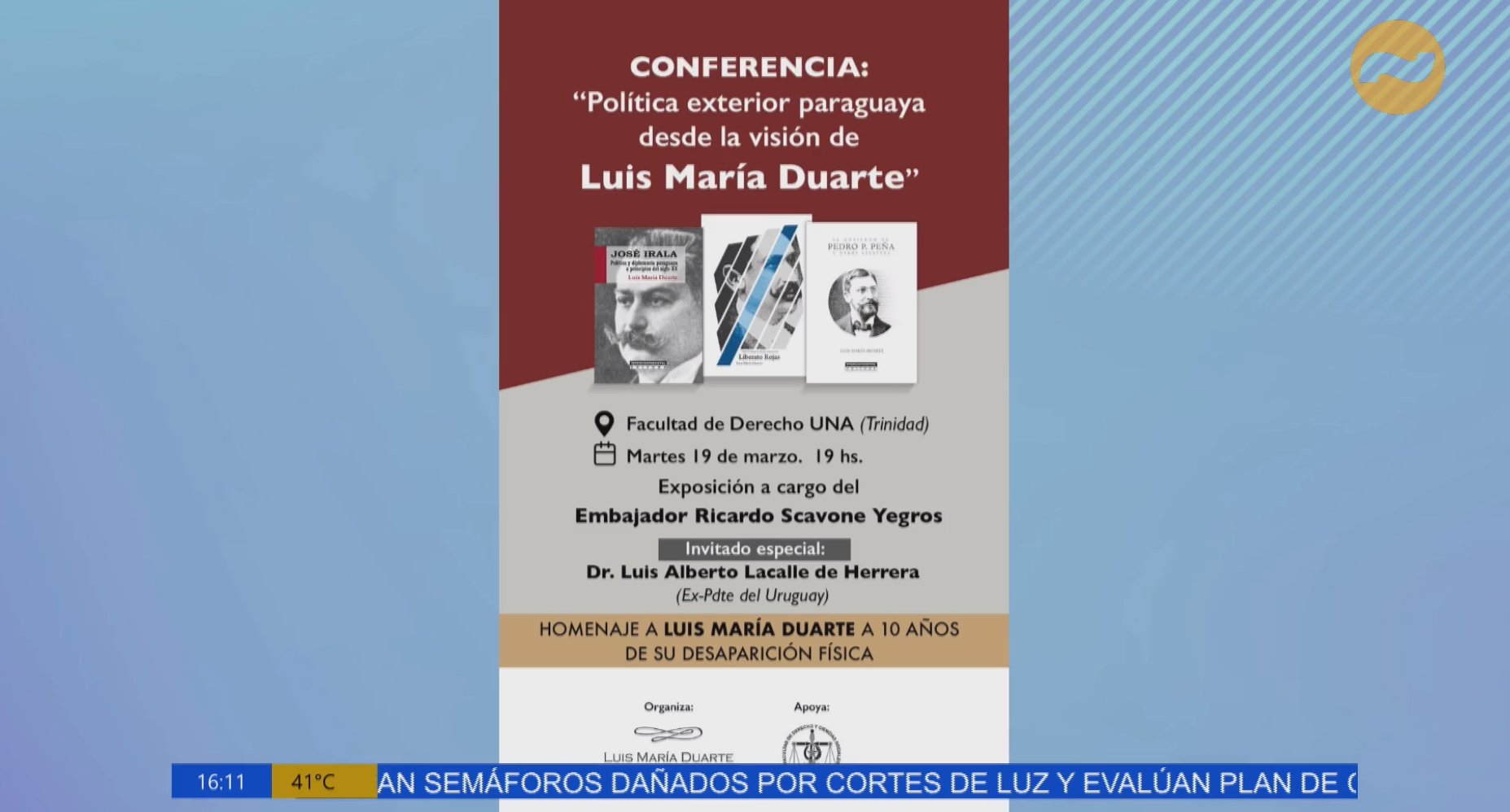 Homenaje a Luis María Duarte a 10 años de su desaparición
