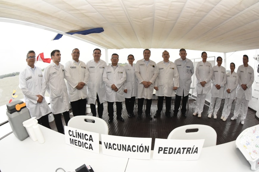 Convierten yate presidencial en primer buque hospital del país