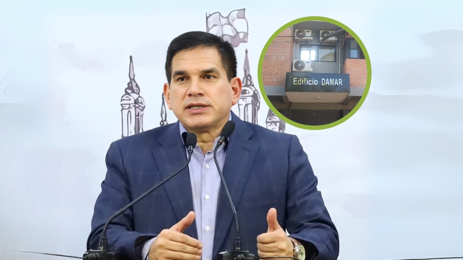 Imponente edificio en terreno que Baruja declaró “0” construcción