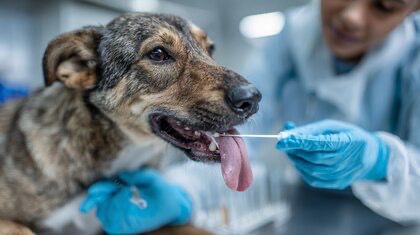 ¿La boca de los perros tiene menos bacterias que la de los humanos?